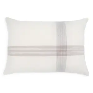 POM POM AT HOME Geneva Plaid Decorative Pillow, 28 X 36 - Ivory/taupe