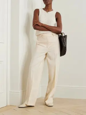 RÓHE Wool-twill Wide-leg Pants