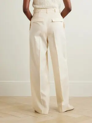 RÓHE Wool-twill Wide-leg Pants