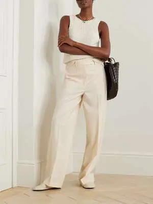 RÓHE Wool-twill Wide-leg Pants