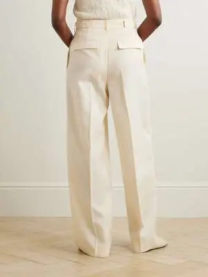 RÓHE Wool-twill Wide-leg Pants