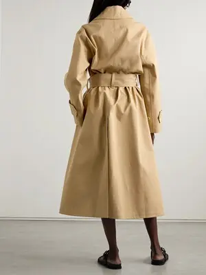 JOSEPH Lowendal Oversized Belted Cotton-twill Coat