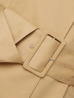 JOSEPH Lowendal Oversized Belted Cotton-twill Coat