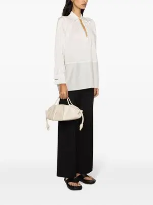 Max Mara Pinstriped Shirt - White