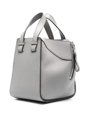 Loewe Compact Hammock Leather Shoulder Bag - Grey
