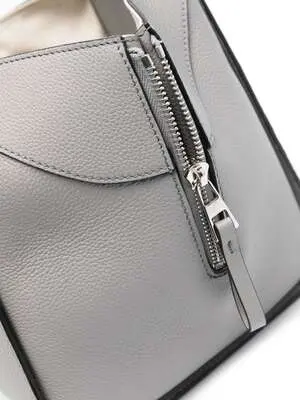 Loewe Compact Hammock Leather Shoulder Bag - Grey