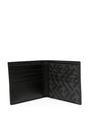 Fendi Ff Bi-fold Leather Wallet