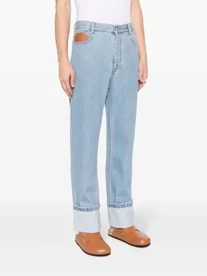 Loewe Mid-rise Wide-leg Jeans
