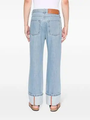 Loewe Mid-rise Wide-leg Jeans