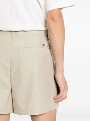 Fendi Wool Bermuda Shorts - Neutrals