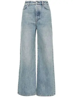 Loewe High-rise Wide-leg Jeans - Blue