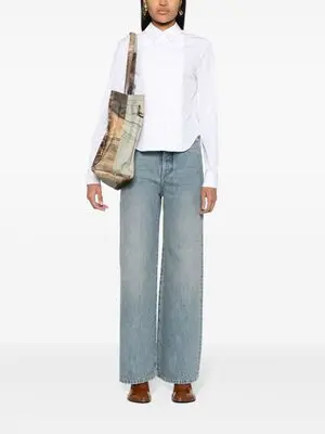 Loewe High-rise Wide-leg Jeans - Blue