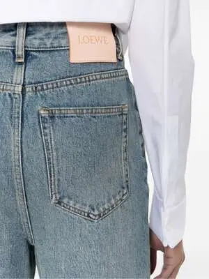 Loewe High-rise Wide-leg Jeans - Blue