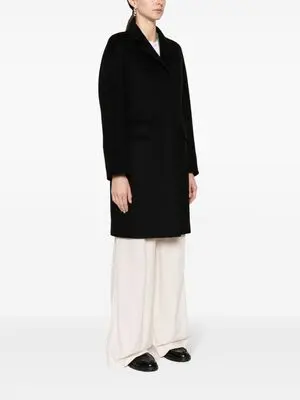 Max Mara Bingo Belted Coat - Black