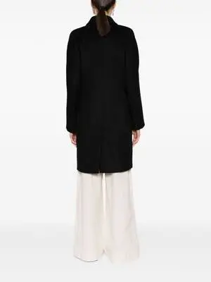 Max Mara Bingo Belted Coat - Black