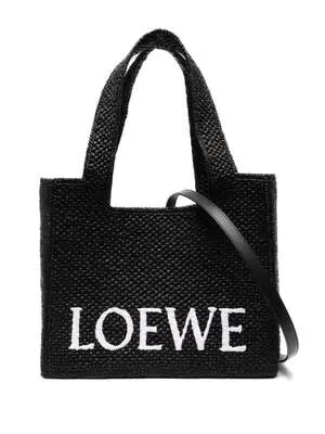 Loewe Small Raffia Tote Bag
