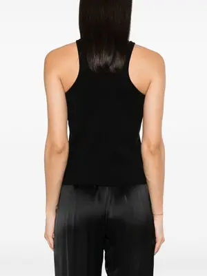 Max Mara Sleeveless Knitted Top - Black