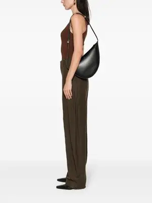 TOTEME Leather Scooped Sling Shoulder Bag