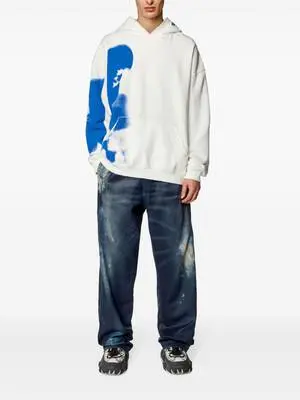 DIESEL® Cotton Graphic Print Hoodie
