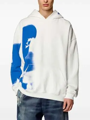 DIESEL® Cotton Graphic Print Hoodie