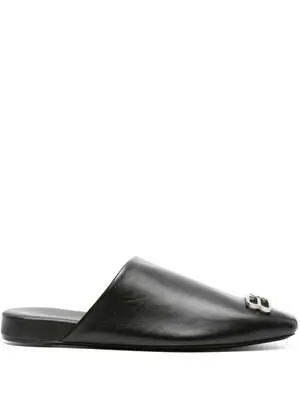 Balenciaga Cosy Bb Leather Slippers