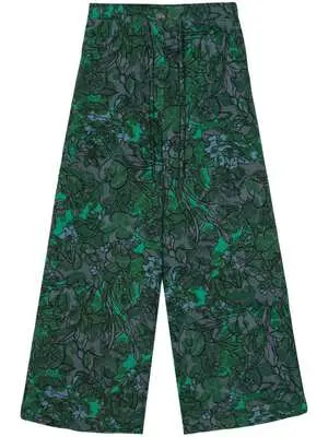 PIERRE-LOUIS MASCIA Adanastr Wide-leg Trousers - Green