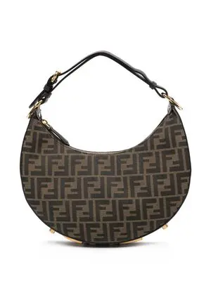 Fendi Small Graphy Shoulder Bag - Brown