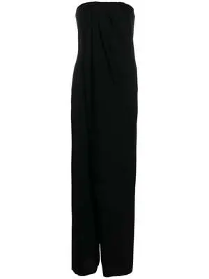 Max Mara Bustier-style Jumpsuit - Black