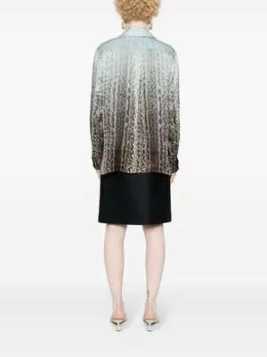 Fendi Animal-print Silk Shirt