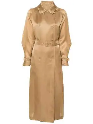 Max Mara Double-breasted Trench Coat - Neutrals