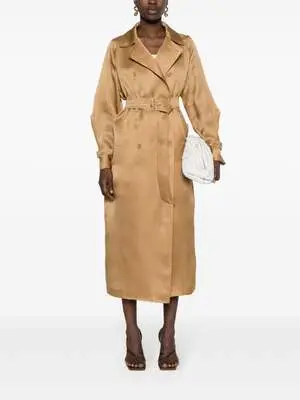 Max Mara Double-breasted Trench Coat - Neutrals