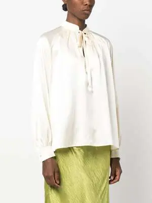 Max Mara Tie-fastening Blouse - Neutrals