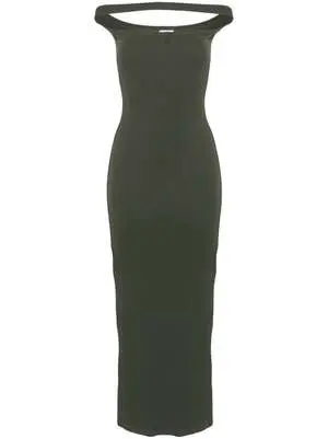 COURREGES Hyperbole 90's Maxi Dress - Green