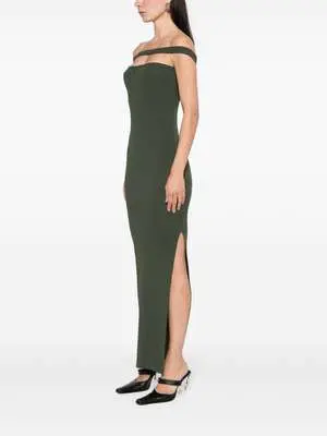 COURREGES Hyperbole 90's Maxi Dress - Green