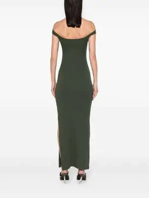 COURREGES Hyperbole 90's Maxi Dress - Green