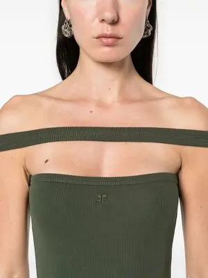COURREGES Hyperbole 90's Maxi Dress - Green
