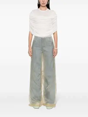 Christopher Esber Sonora Draped-panel T-shirt