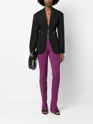 Sportmax Zip-cuff Slim-fit Trousers