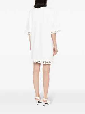 JNBY Perforated Detailing Cotton Dress
