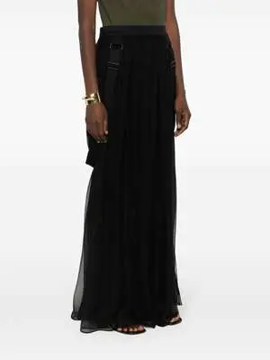 Max Mara Jedy Chiffon Maxi Skirt - Black