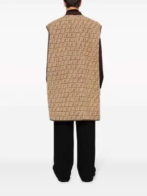 Fendi Ff-monogram Fleece Gilet