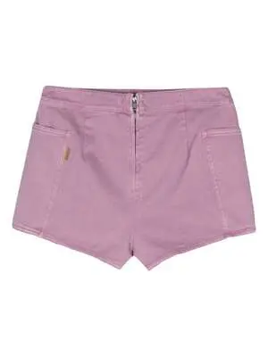 Max Mara Alibi Denim Shorts - Purple