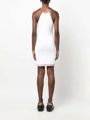 Fendi Halterneck Knitted Dress - White