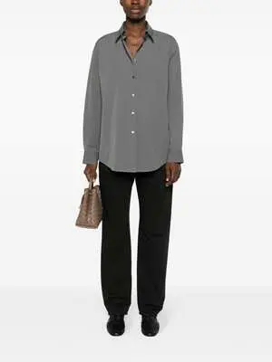 THE ROW Cotton-blend Wide-leg Jeans