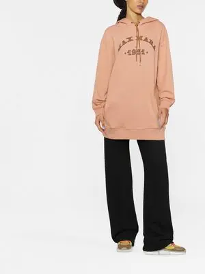 Max Mara Logo-print Long Hoodie