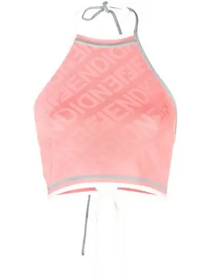 Fendi Sleeveless Cropped Top