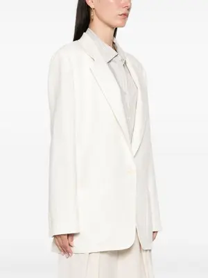 THE ROW Enza Linen Blazer