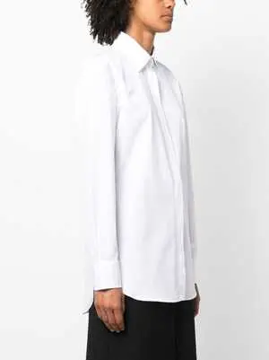 THE ROW Pointed-collar Long-sleeve Shirt