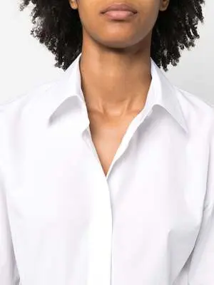 THE ROW Pointed-collar Long-sleeve Shirt