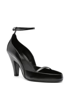 THE ROW 90mm Cut-out Leather Pumps